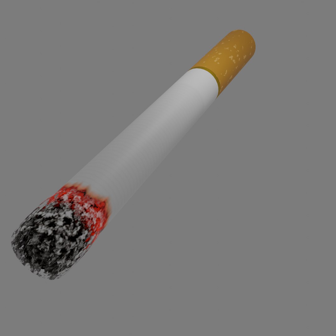 3D Model Burning Cigarette Model - TurboSquid 1894270