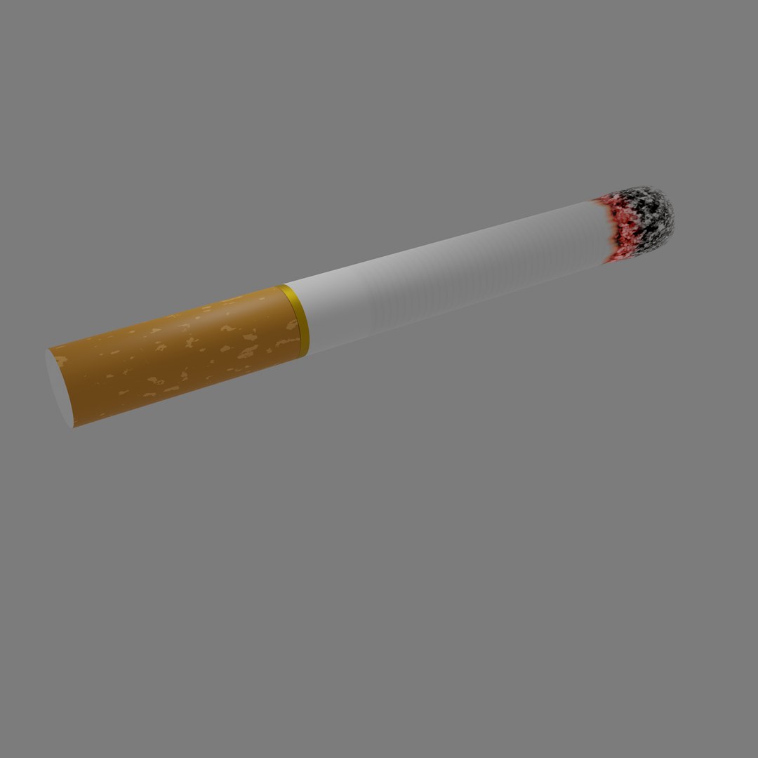 3D Model Burning Cigarette Model - TurboSquid 1894270