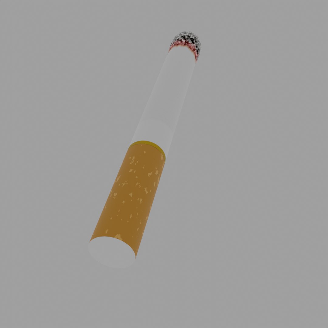3D Model Burning Cigarette Model - TurboSquid 1894270