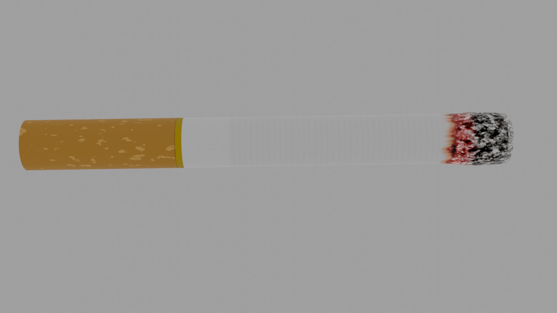 3D Model Burning Cigarette Model - TurboSquid 1894270