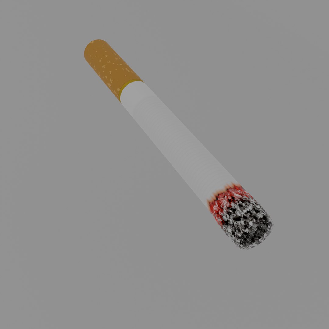 3D Model Burning Cigarette Model - TurboSquid 1894270