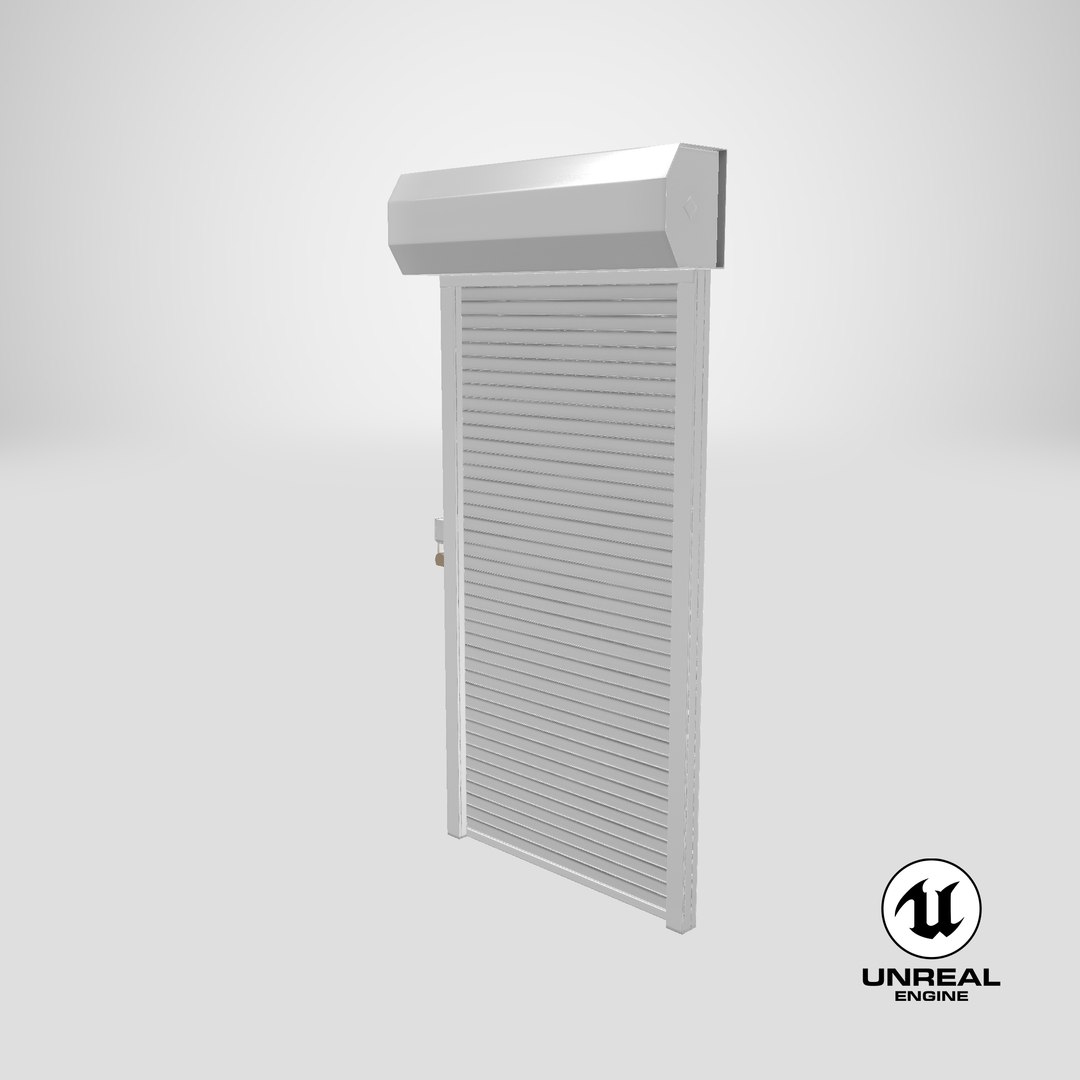 Storefront-rolling-gate---gate-01-clean Model - TurboSquid 1338379
