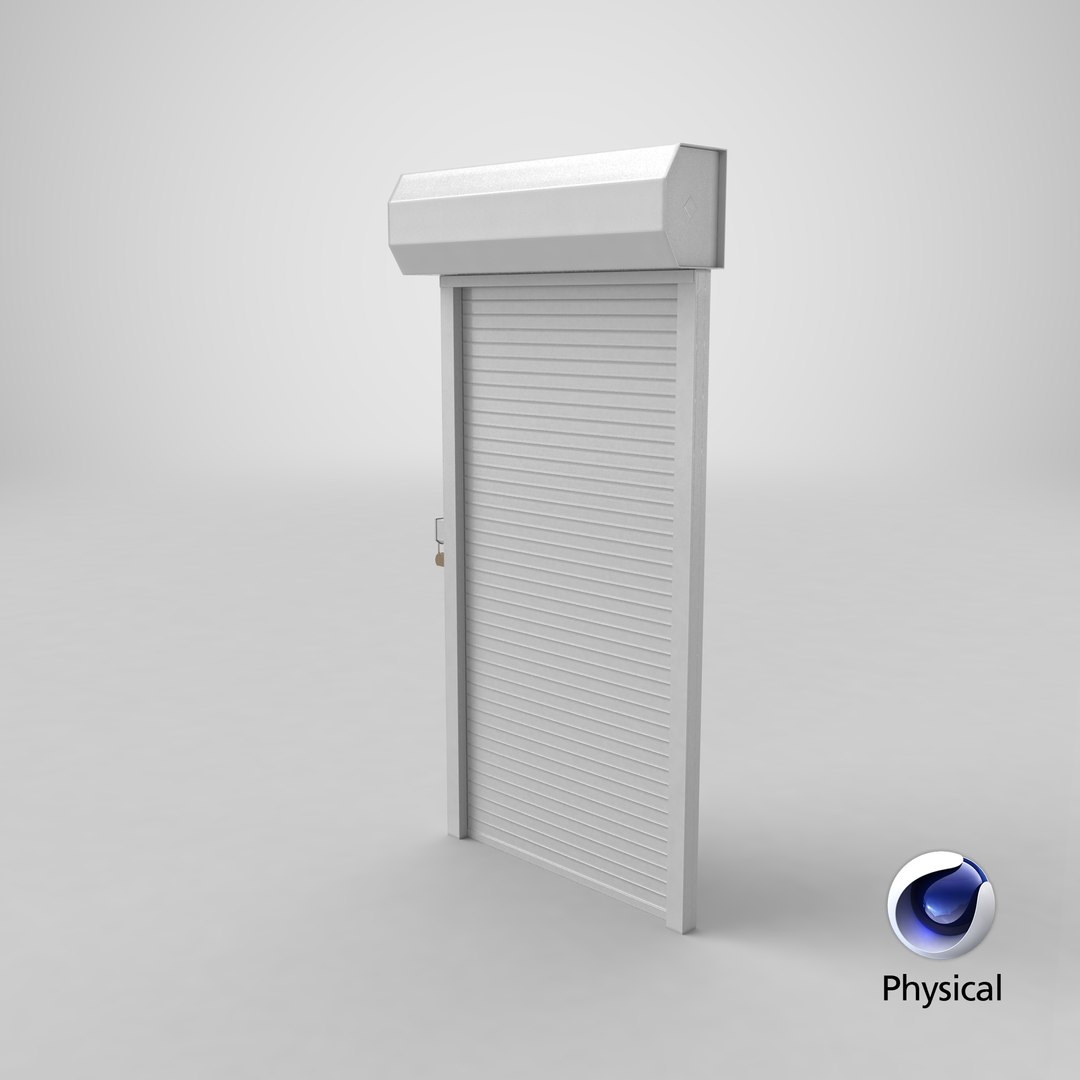 Storefront-rolling-gate---gate-01-clean Model - TurboSquid 1338379