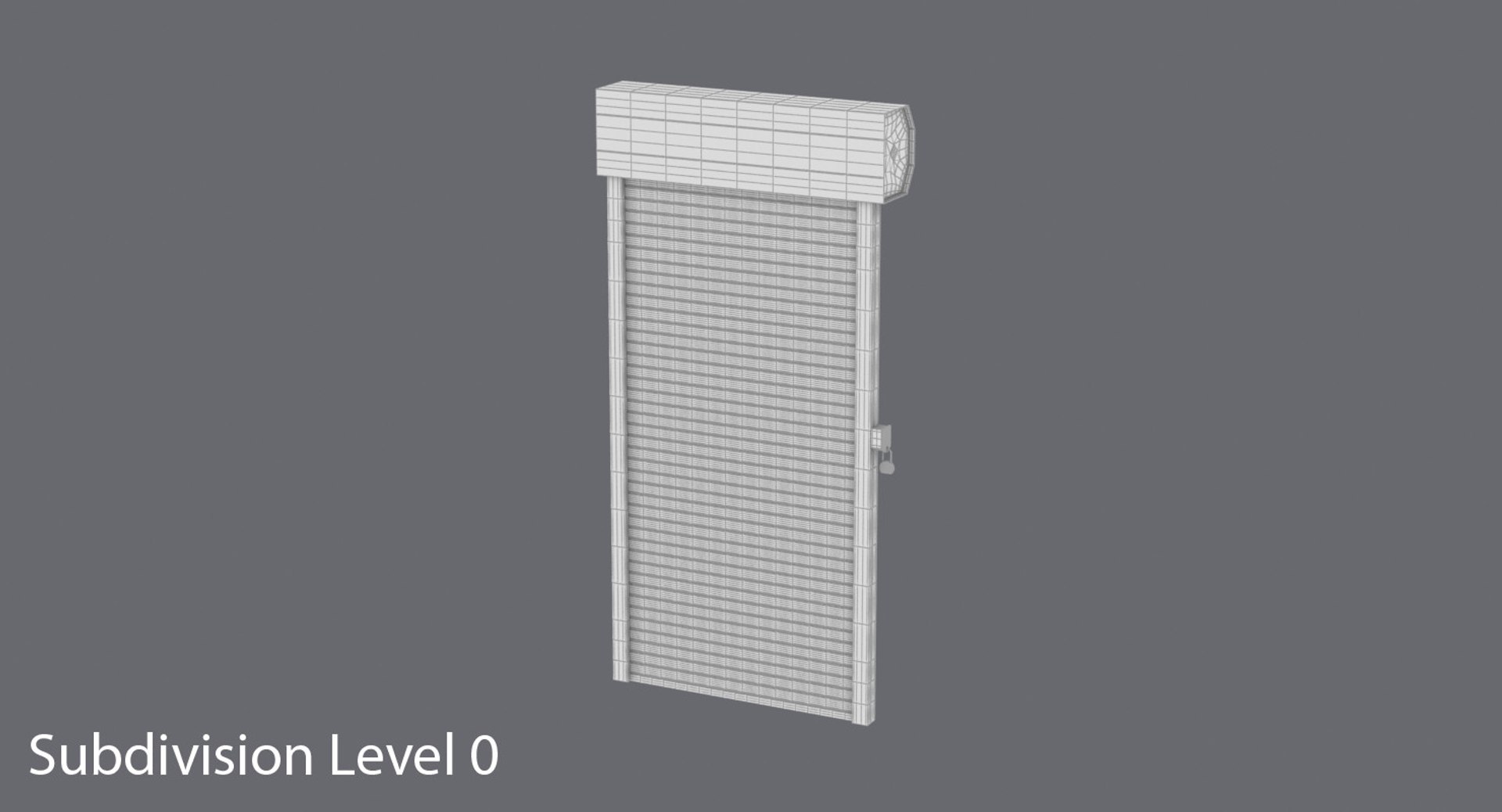 Storefront-rolling-gate---gate-01-clean Model - TurboSquid 1338379