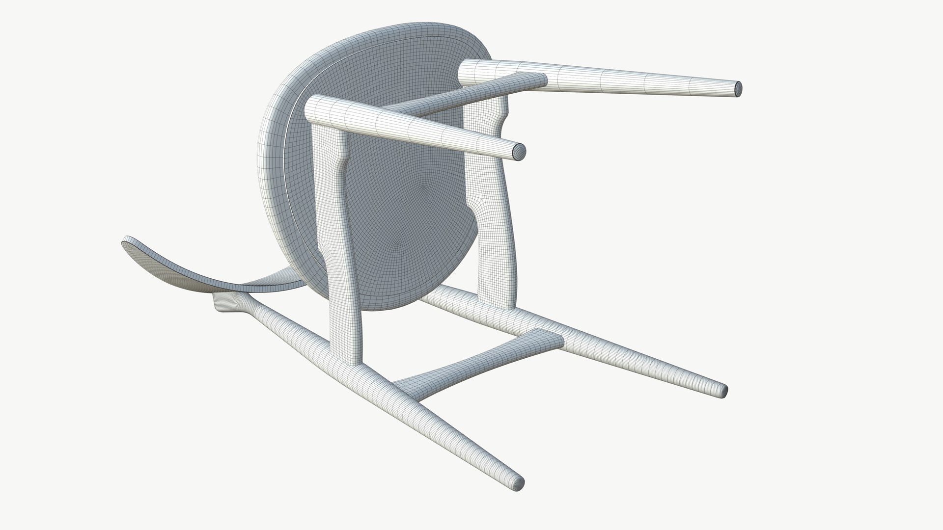 Wooden Chair Realistic Model - TurboSquid 2002216