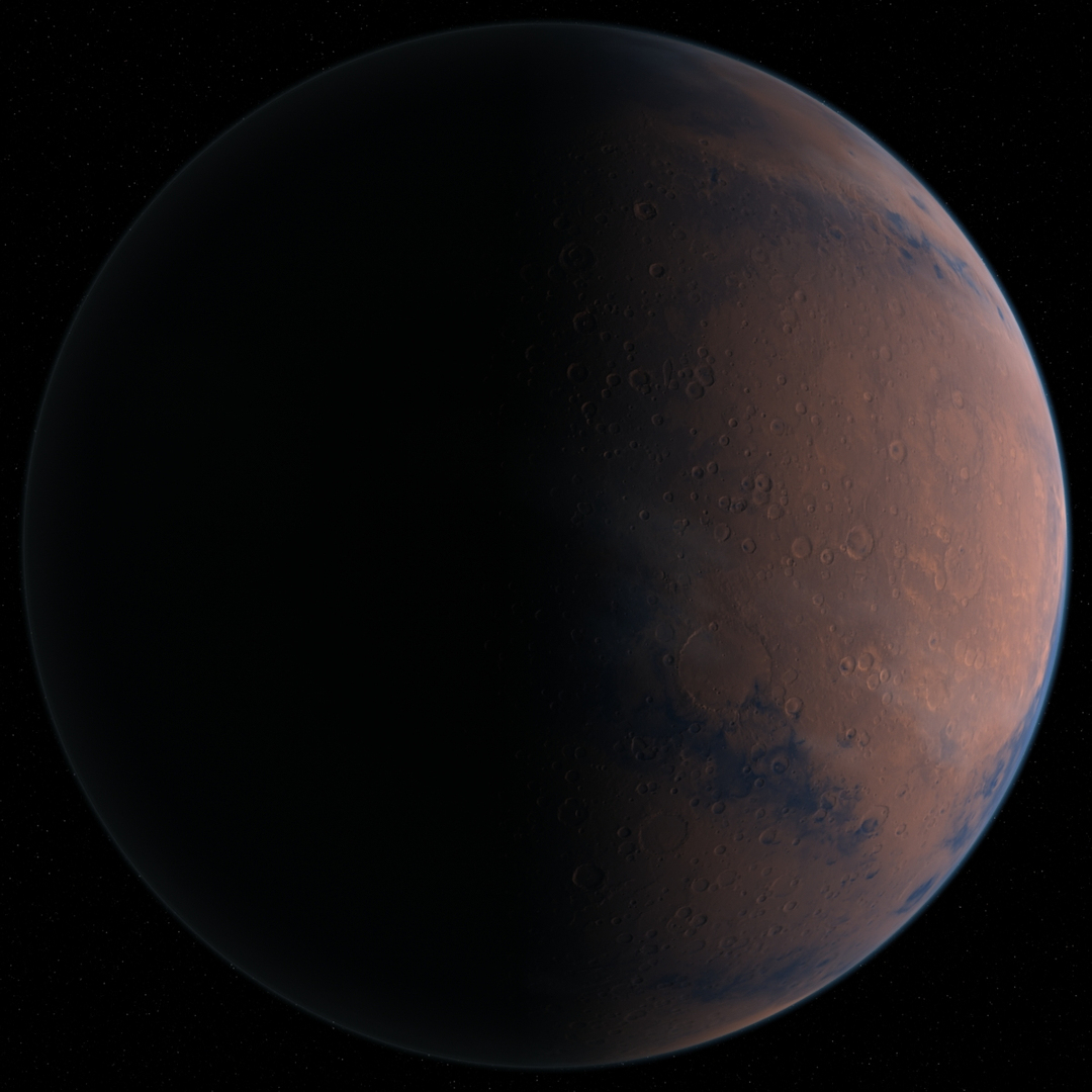 3d Model Mars Real 23k
