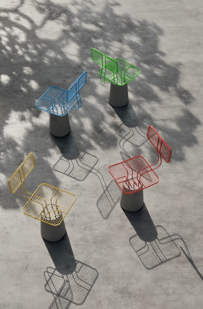 3D THE MESH Bench And Seat 3D Model - TurboSquid 2251333