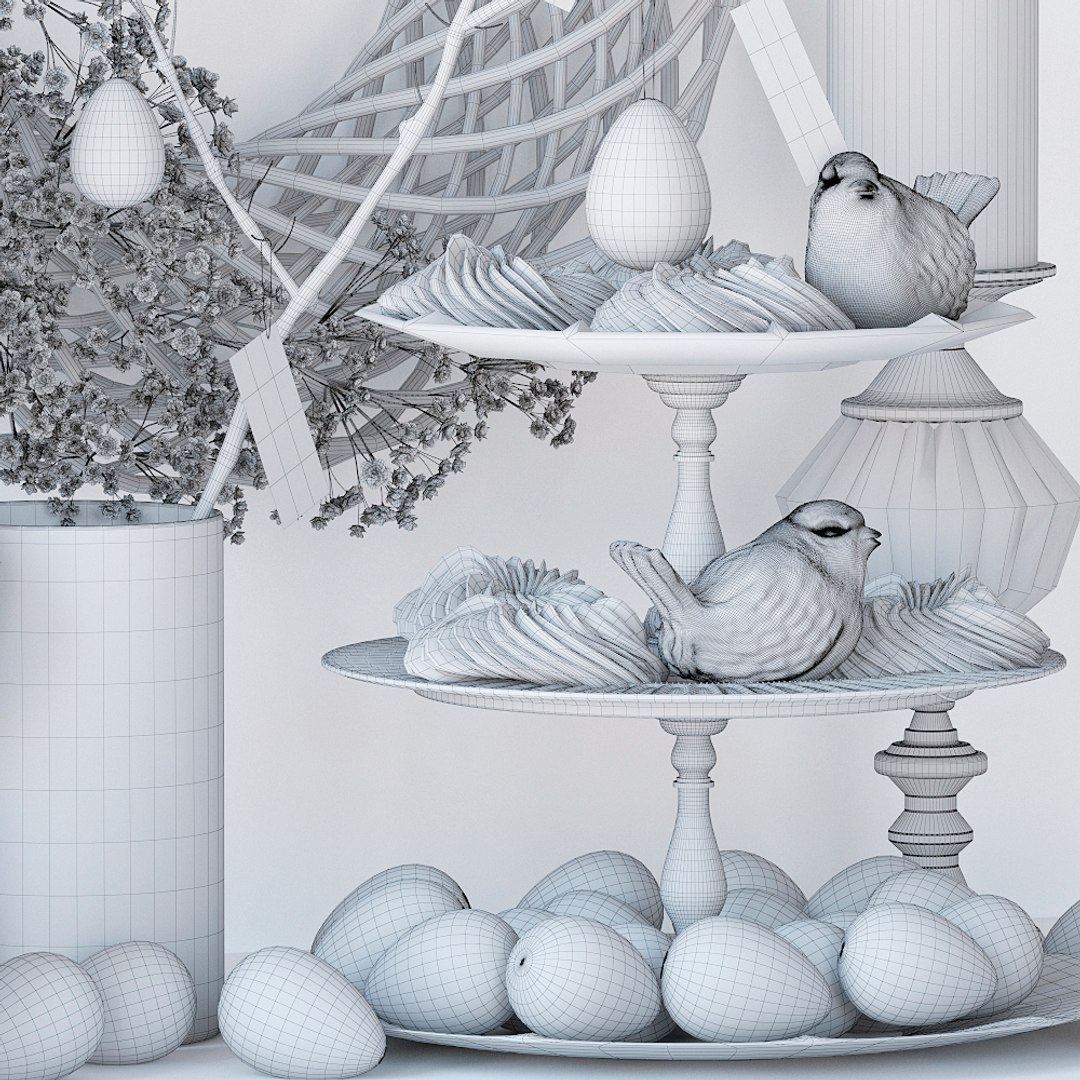 3D Easter Set Model - TurboSquid 1726423