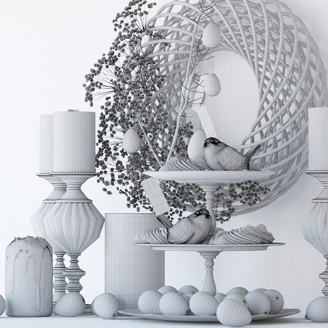 3D Easter Set Model - TurboSquid 1726423