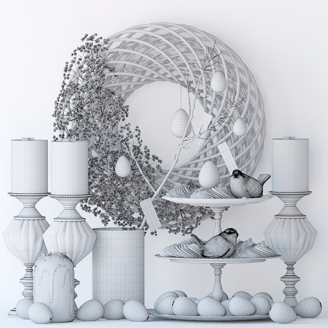 3D Easter Set Model - TurboSquid 1726423
