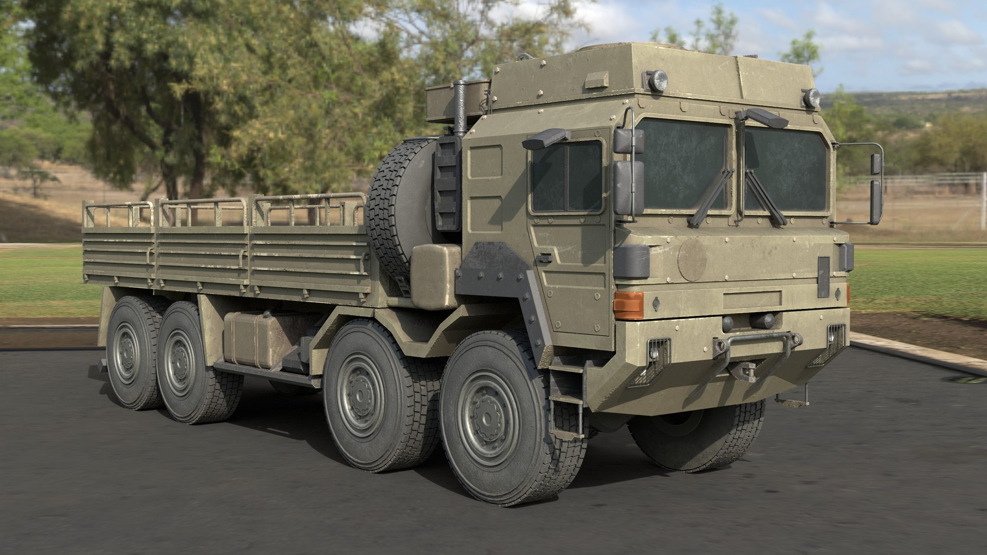 3D MAN HX77 Loader Military Truck - TurboSquid 2241535