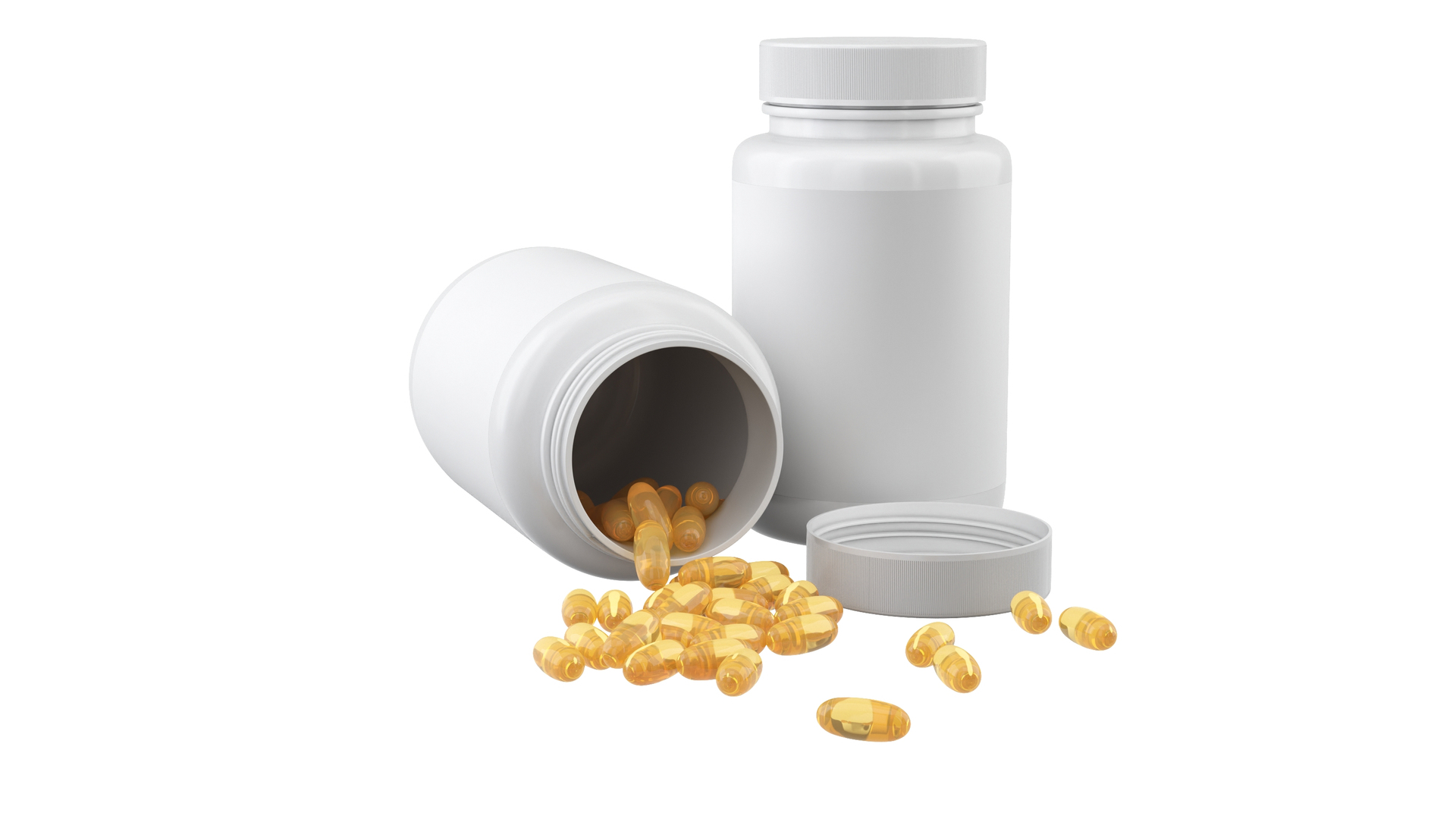 Medicine Bottle With Pills Model - TurboSquid 2151590