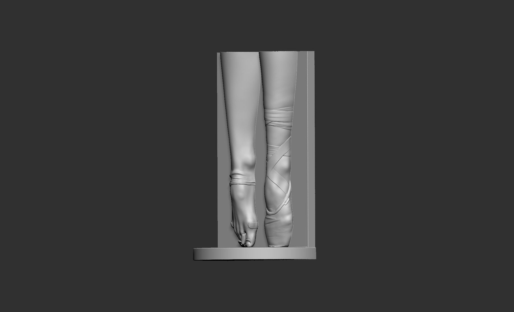 Ballerina Leg 3D Model - TurboSquid 1703883