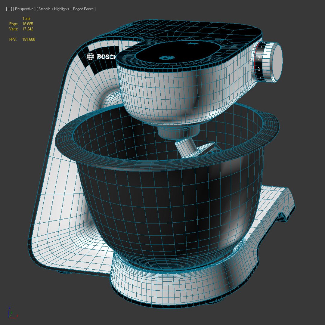 3ds Bosch Food Processor