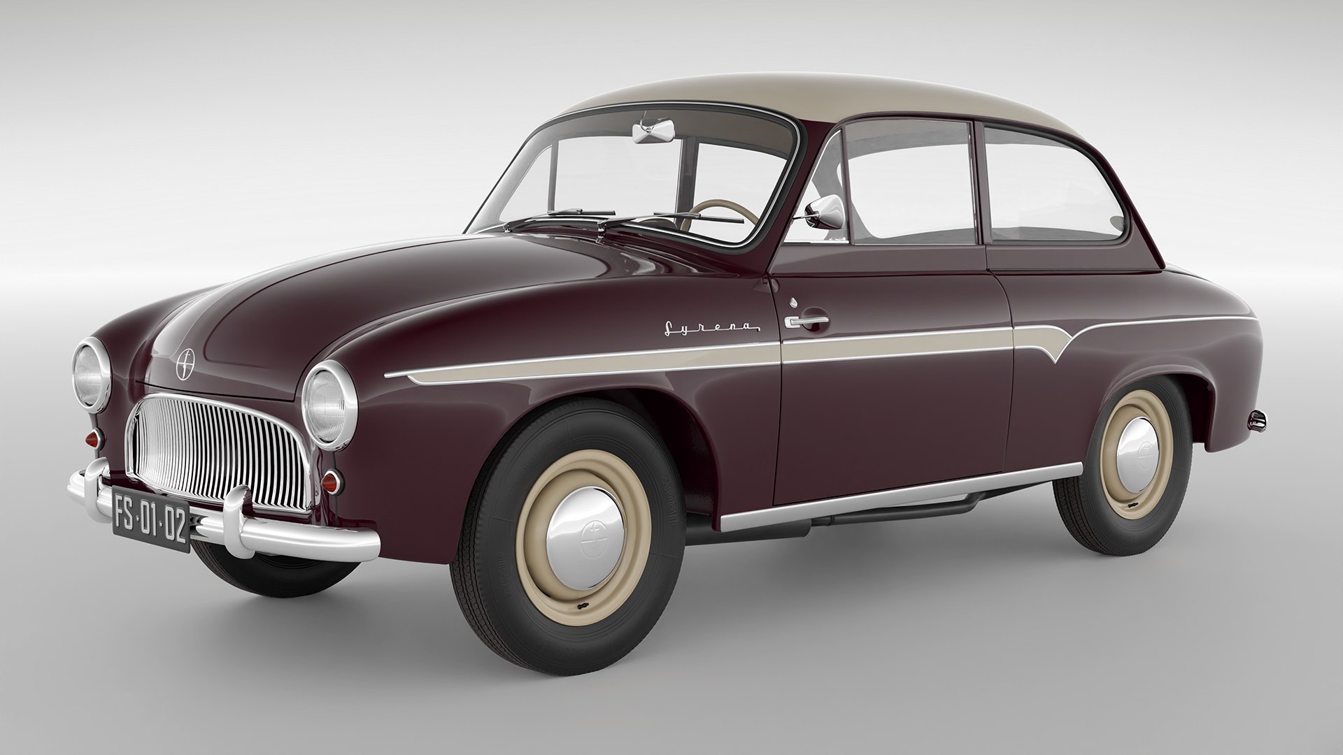 3D 1963 FSO Syrena 102S - TurboSquid 2056091