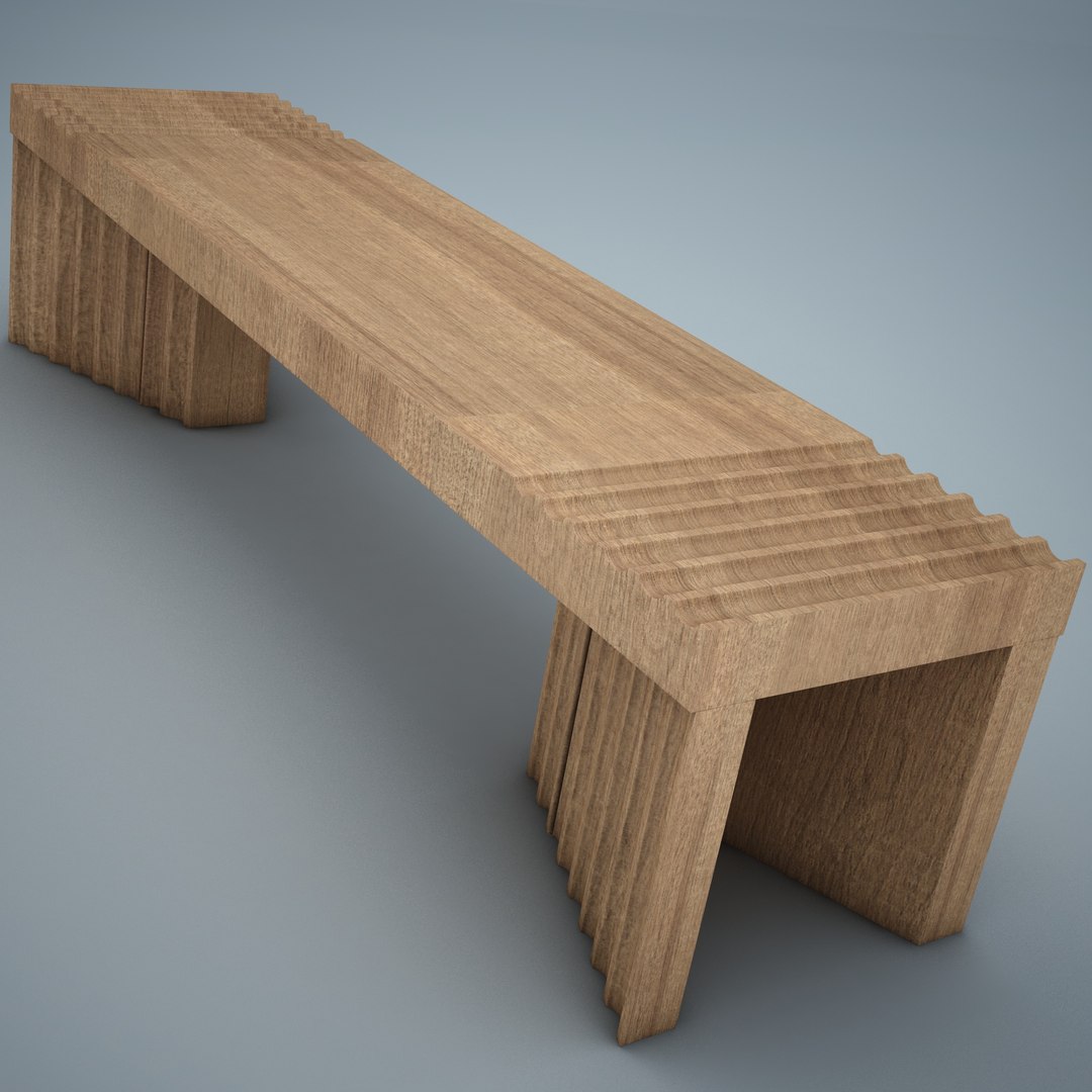 Frequency Bench Vray 3D Model - TurboSquid 2271331