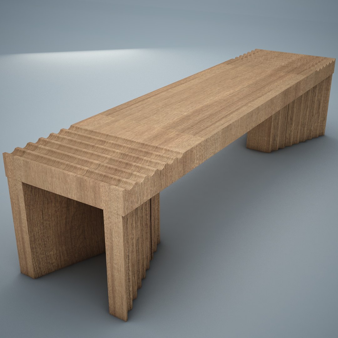 Frequency Bench Vray 3D Model - TurboSquid 2271331