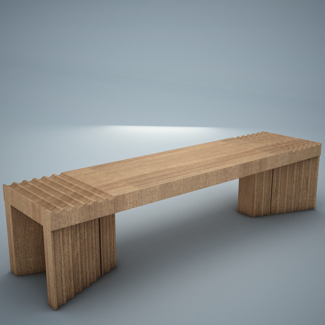 Frequency Bench Vray 3D Model - TurboSquid 2271331