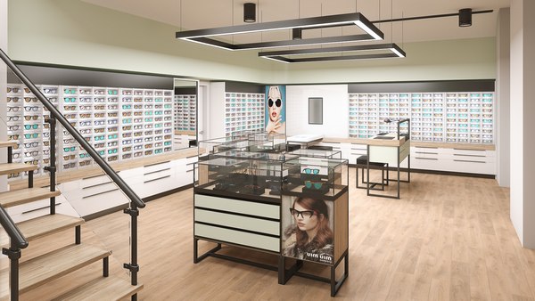 3D model optical store interior - TurboSquid 1469509