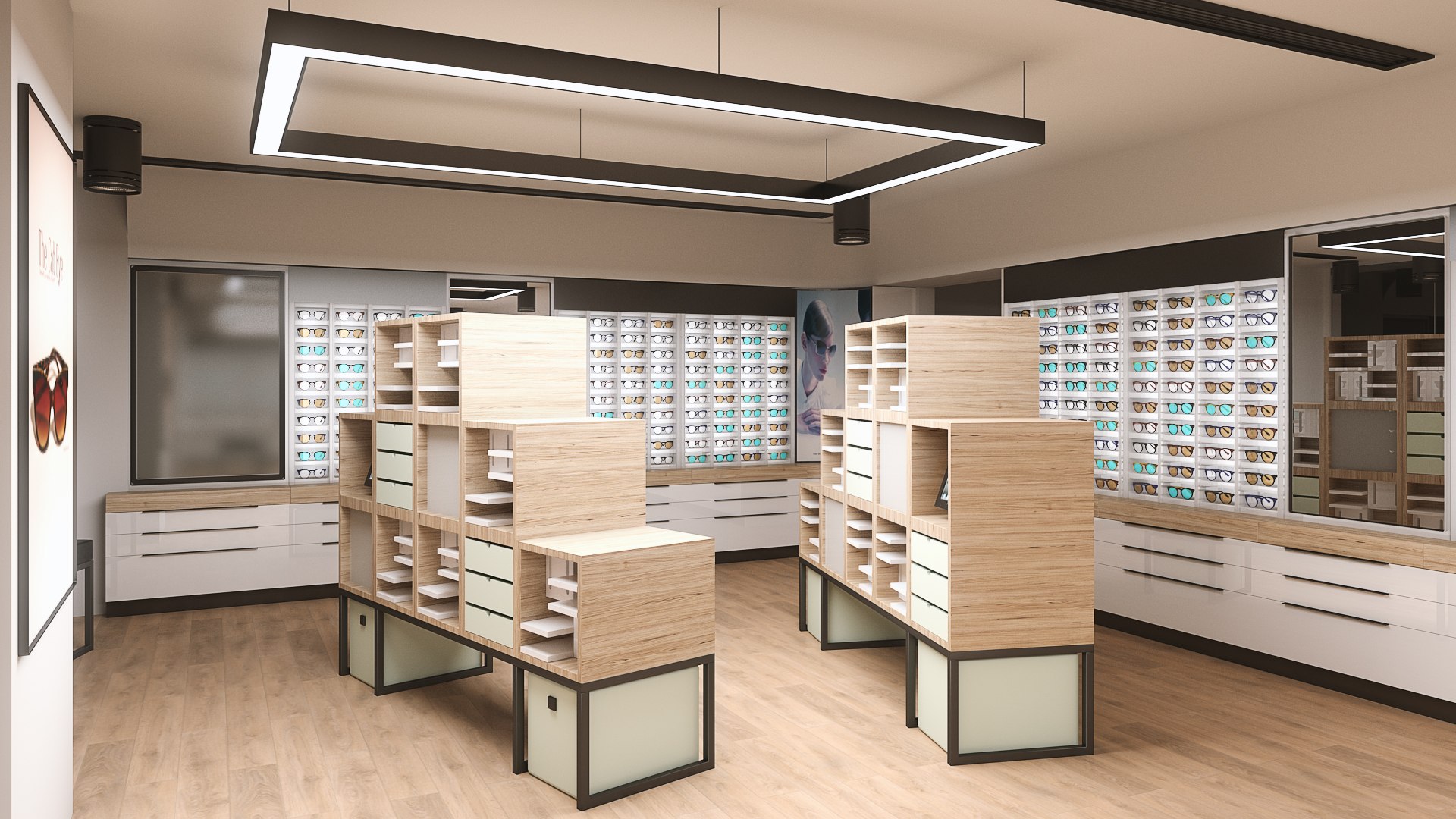 3D Model Optical Store Interior - TurboSquid 1469509