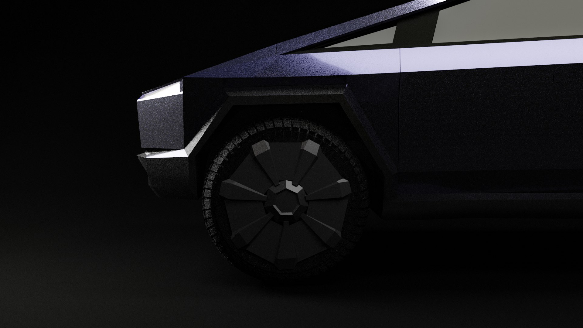 3D Cyber Tesla Truck - TurboSquid 1666667