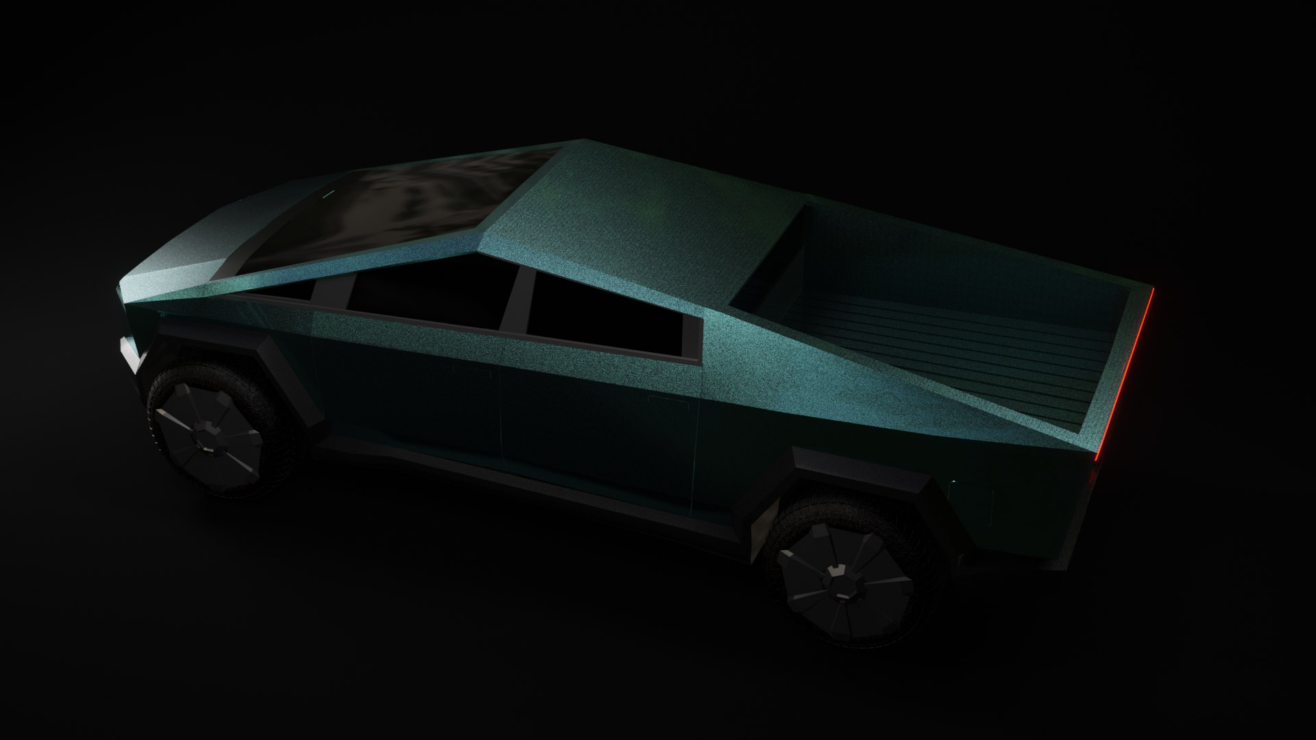 3D Cyber Tesla Truck - TurboSquid 1666667
