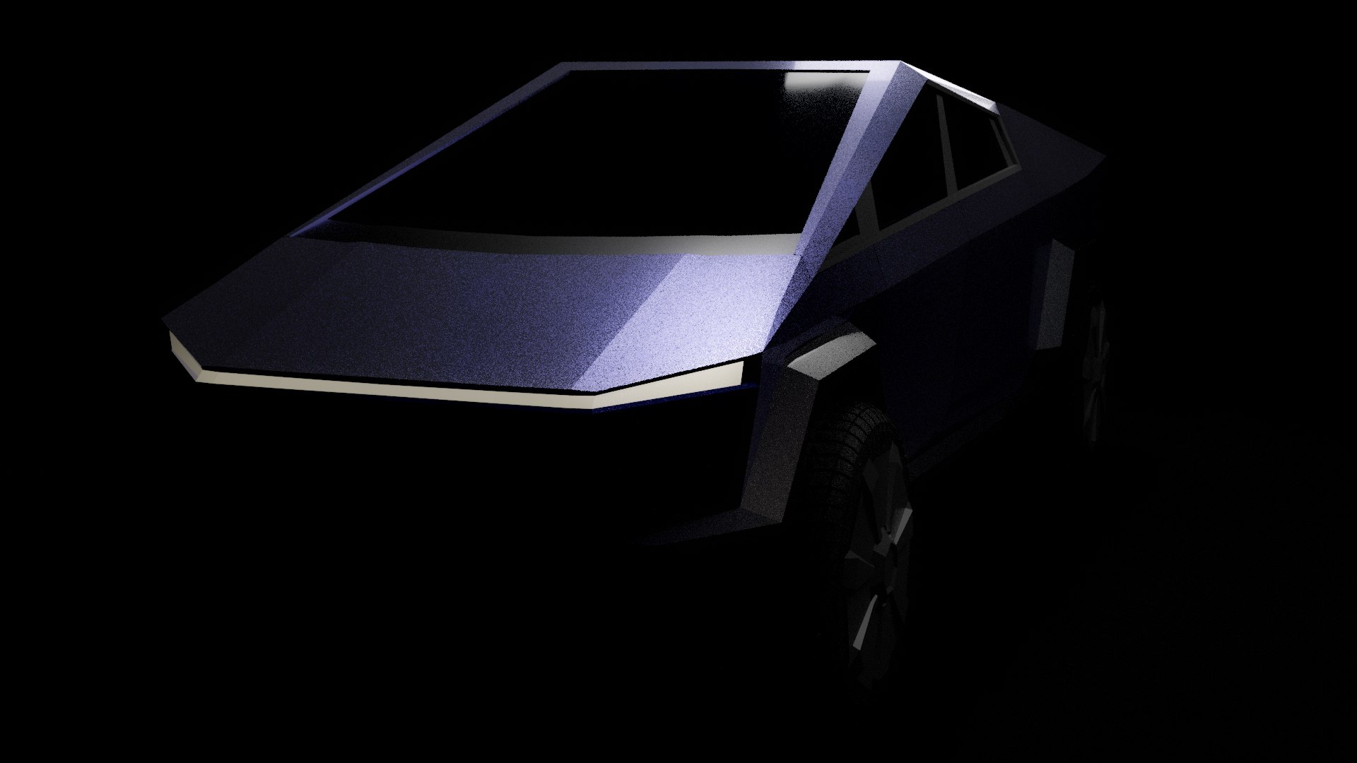 3D Cyber Tesla Truck - TurboSquid 1666667