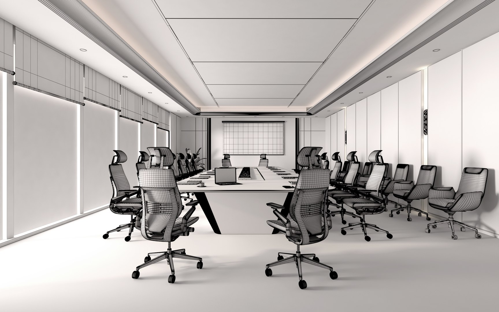 Conference Room 3D Model - TurboSquid 2028434