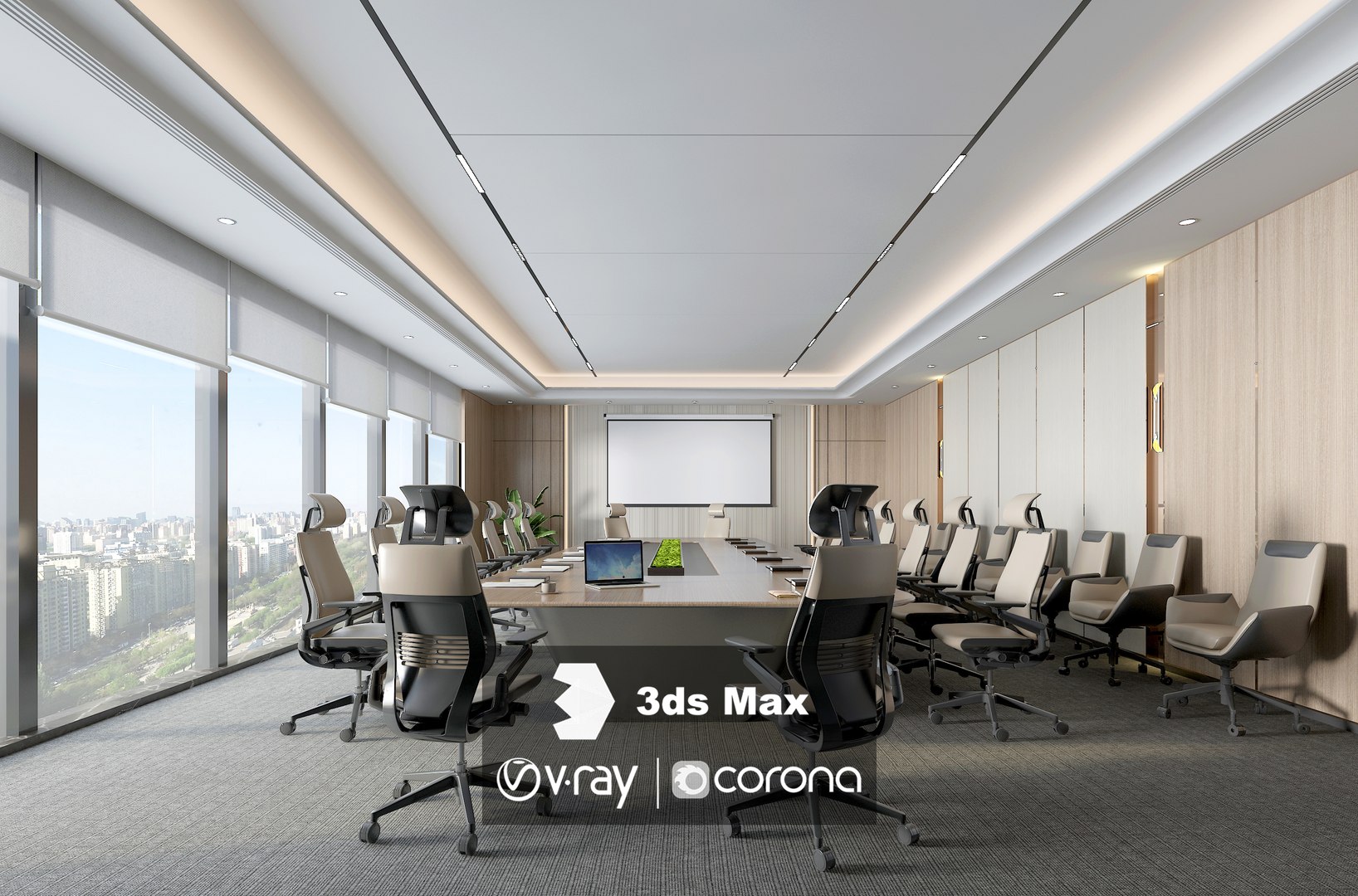 Conference Room 3D Model - TurboSquid 2028434