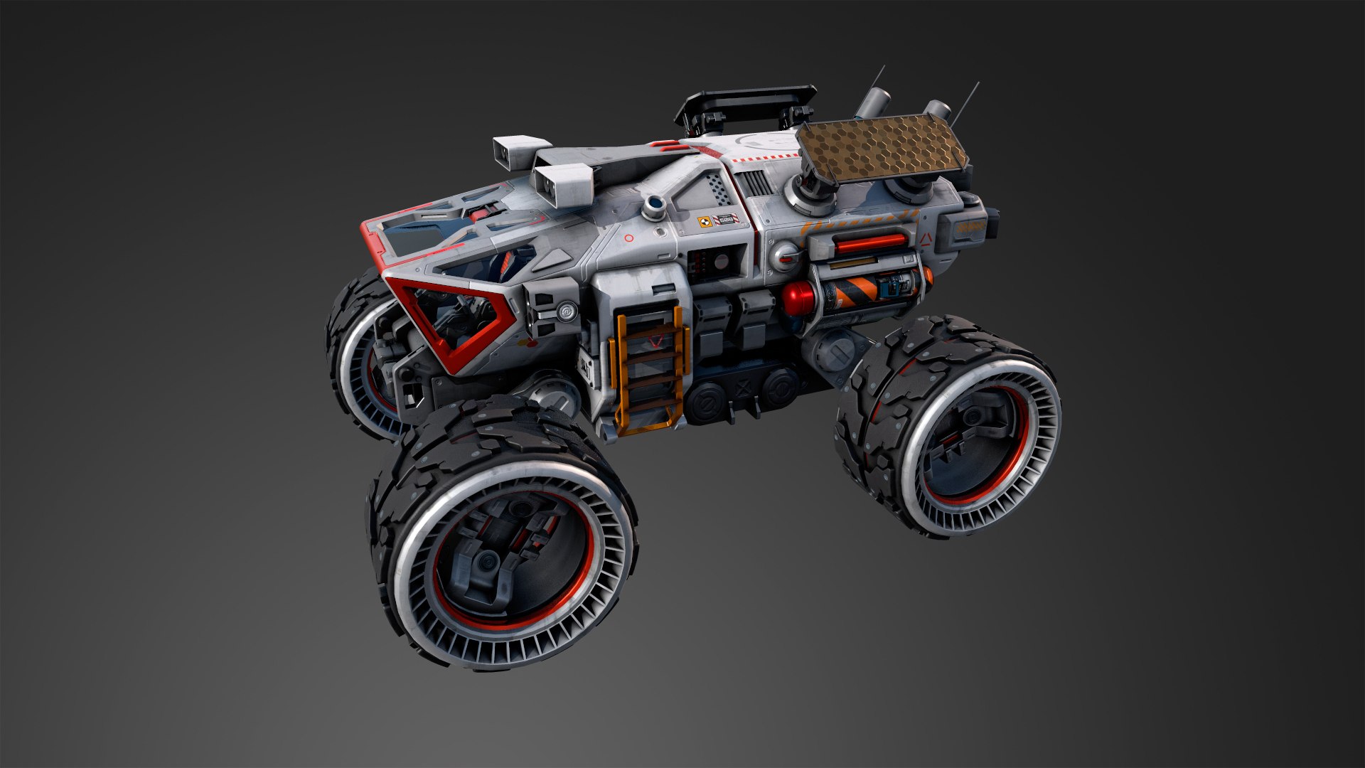 Exoplanet Rover Model - TurboSquid 1718089