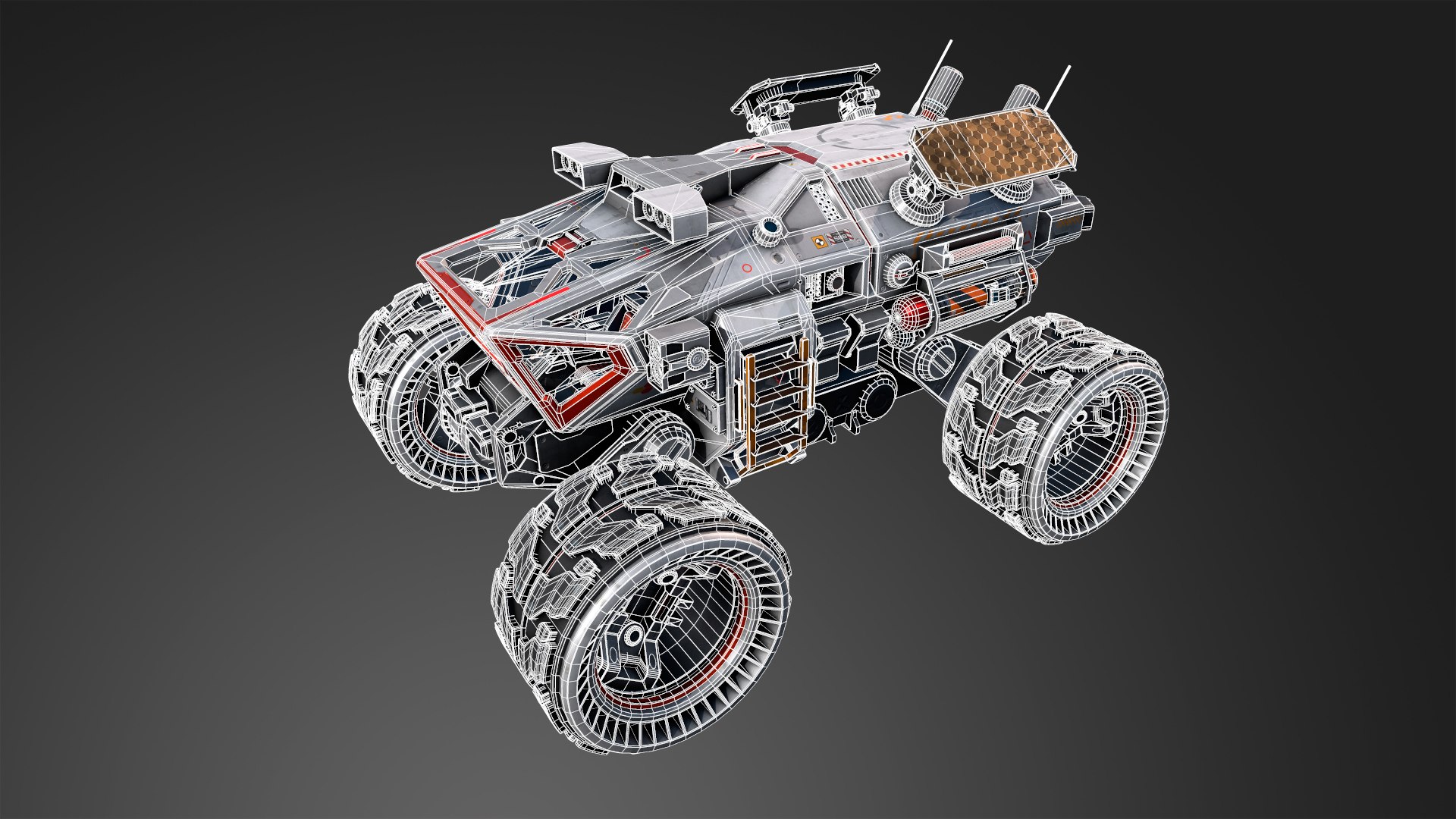 Exoplanet Rover Model - TurboSquid 1718089