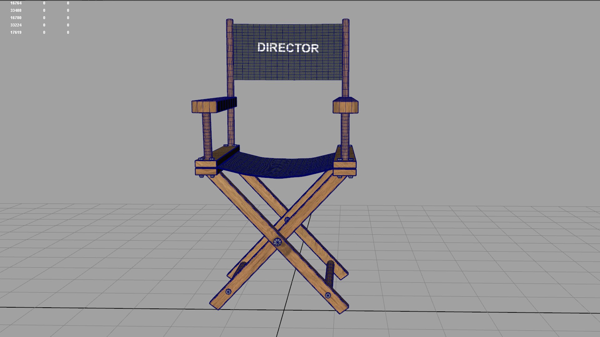 Director Chair 3D Model - TurboSquid 2376654