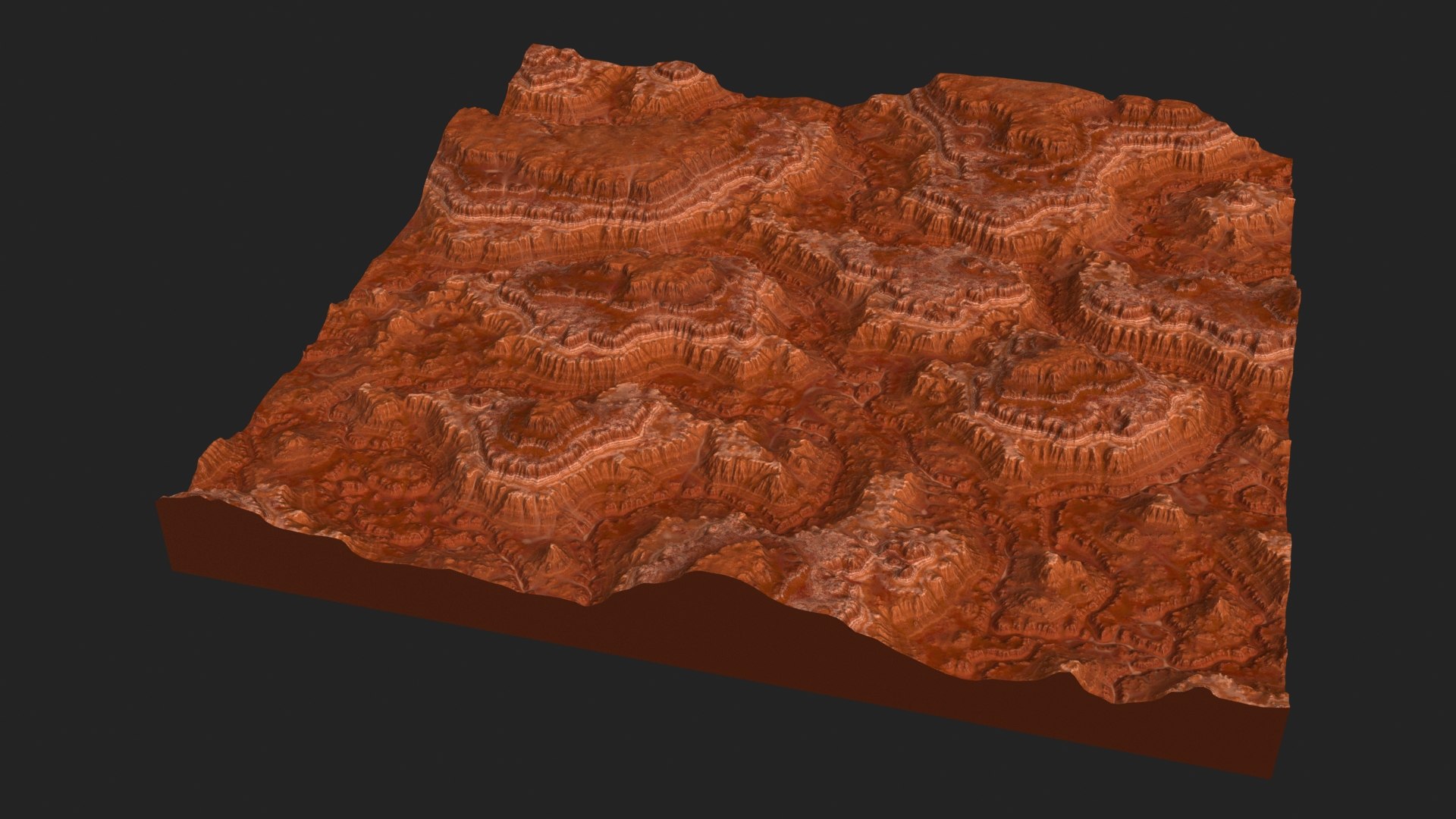 3D Model Canyon Terrain 2 - TurboSquid 2144015