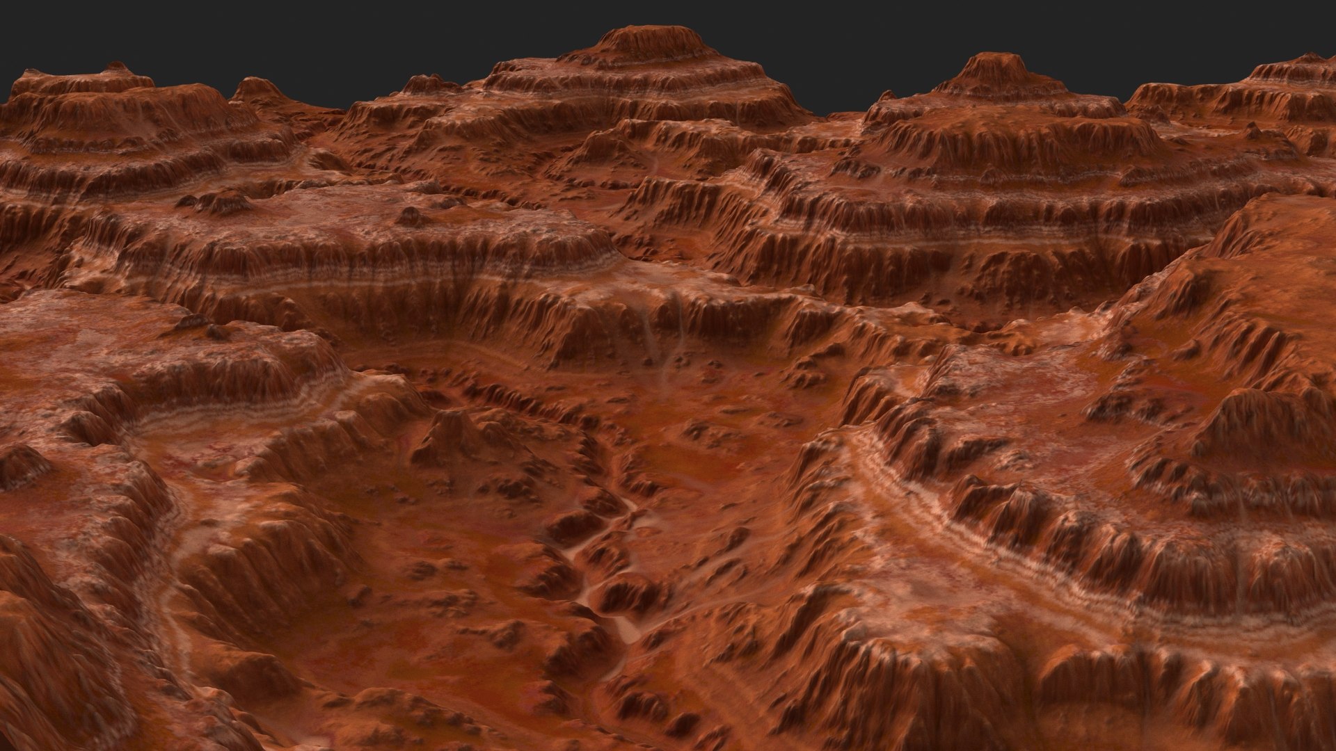 3D Model Canyon Terrain 2 - TurboSquid 2144015