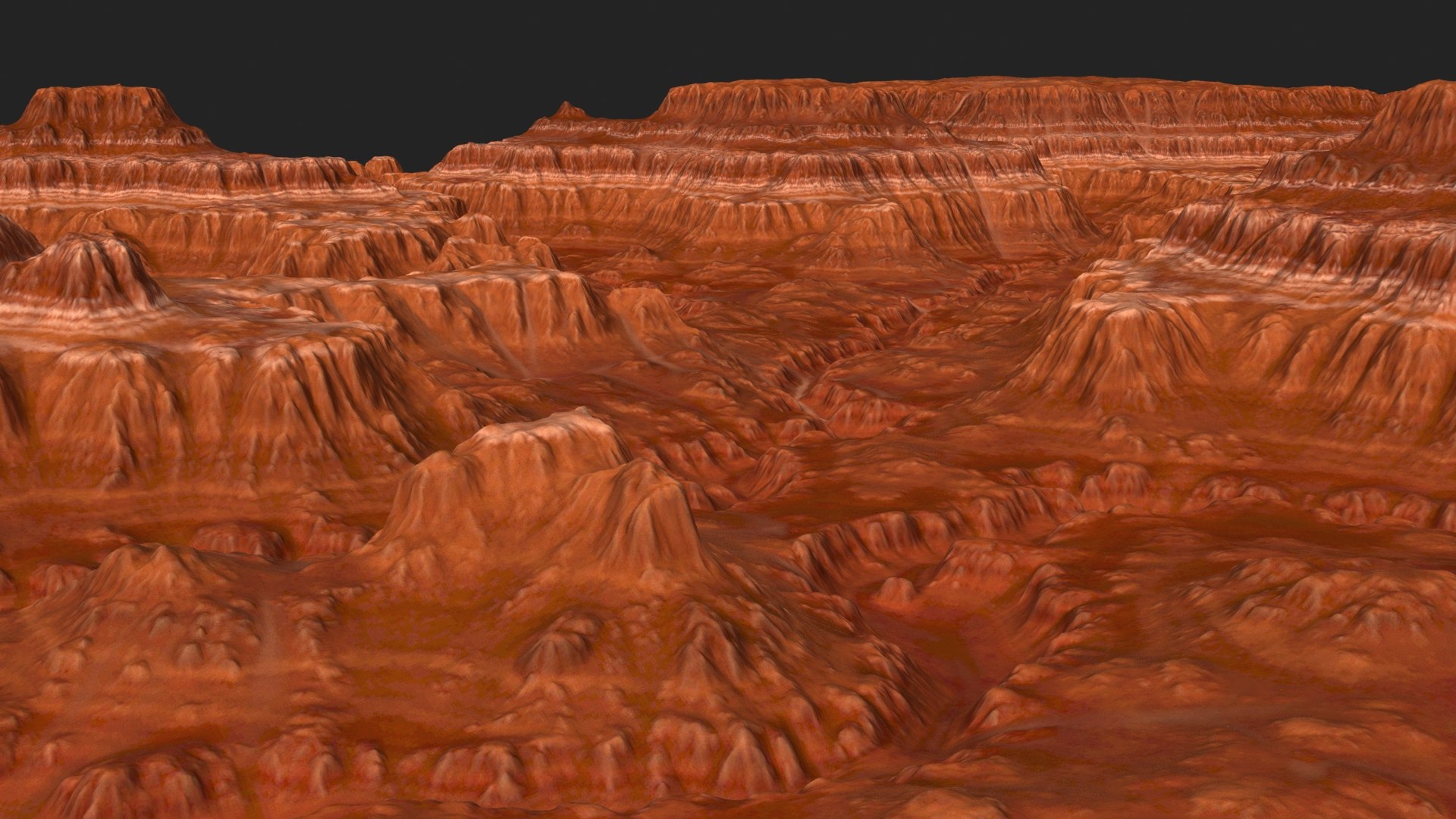 3D Model Canyon Terrain 2 - TurboSquid 2144015