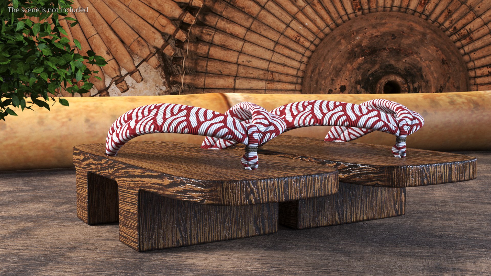 Dark Geta Traditional Japanese Clogs 3D model - TurboSquid 2045408