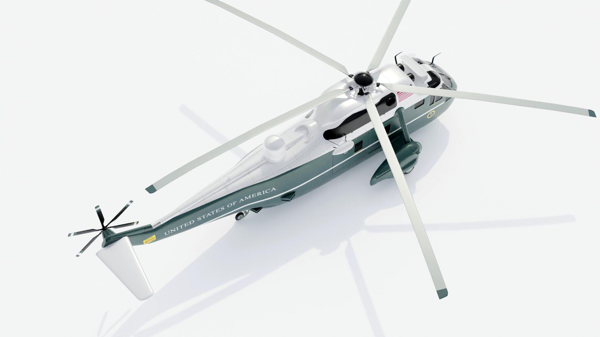 Sikorsky Sea King Marine 3d Model