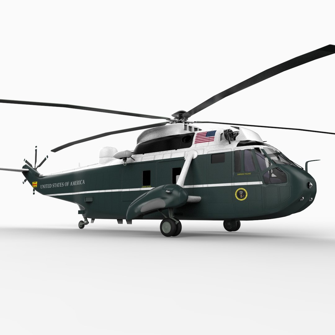 Sikorsky Sea King Marine 3d Model
