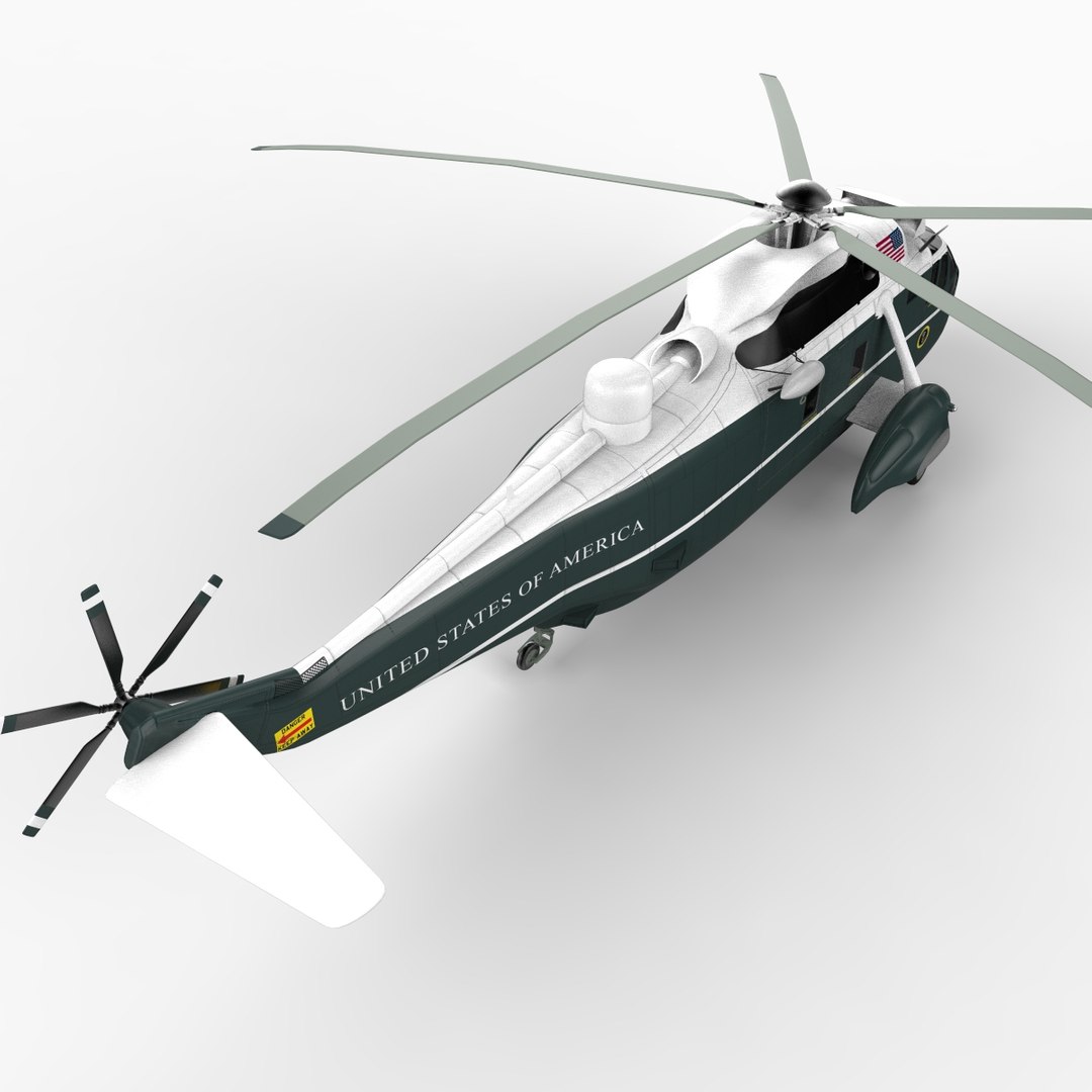 Sikorsky Sea King Marine 3d Model