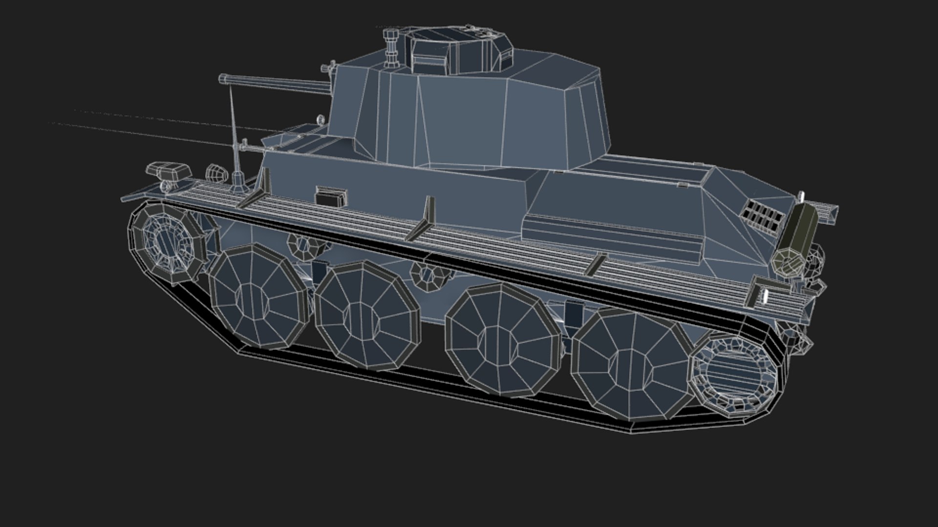 Pz Kpfw 38t 3D - TurboSquid 1425837