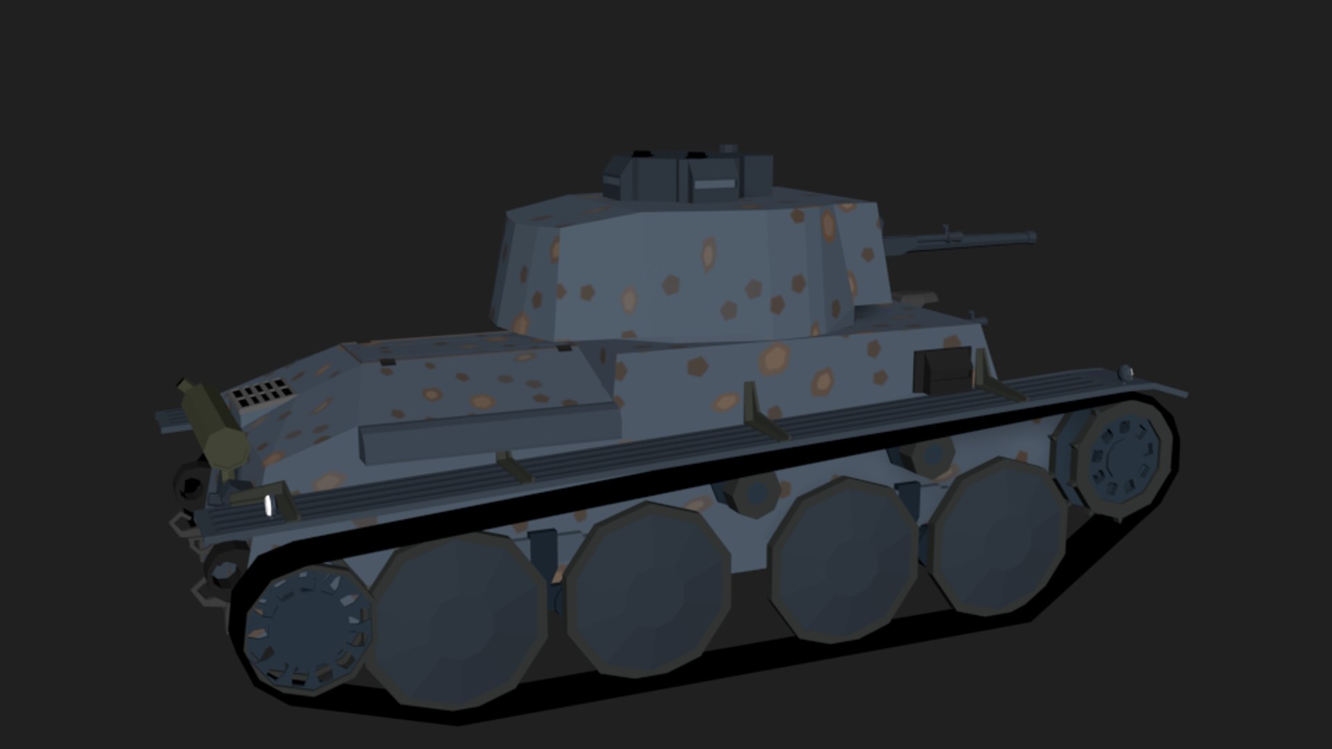 Pz Kpfw 38t 3D - TurboSquid 1425837