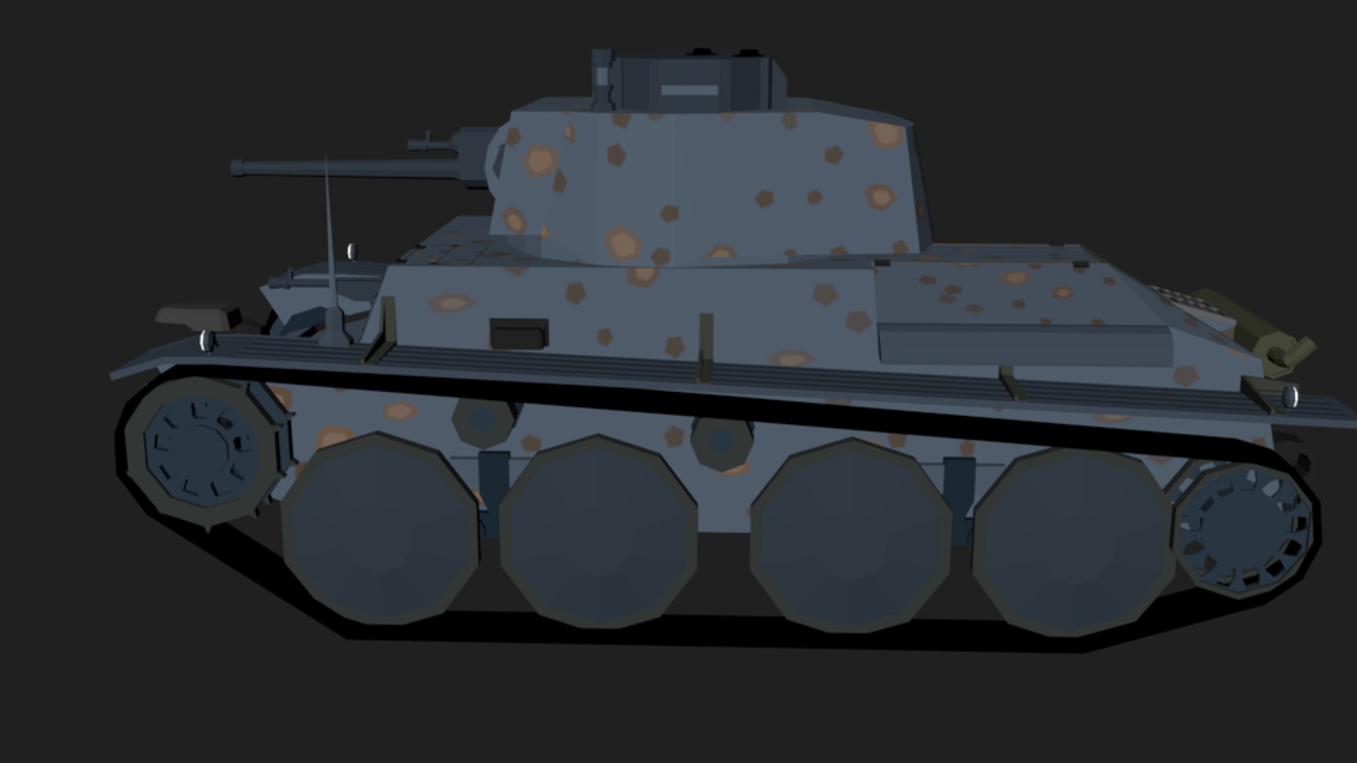 Pz Kpfw 38t 3D - TurboSquid 1425837
