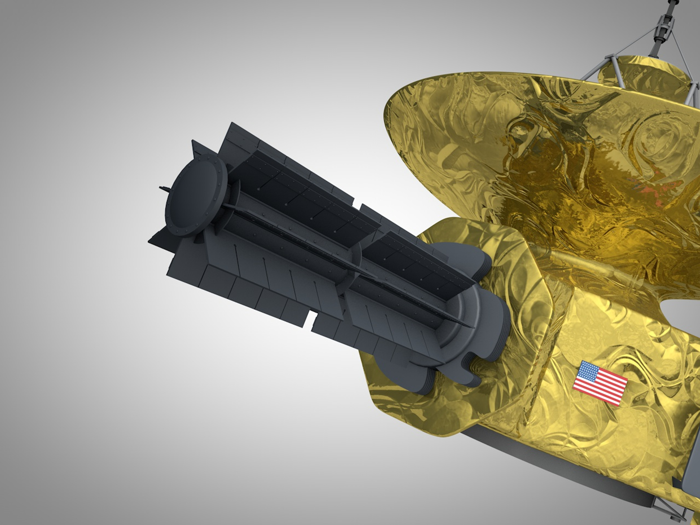 new horizons space probe c4d