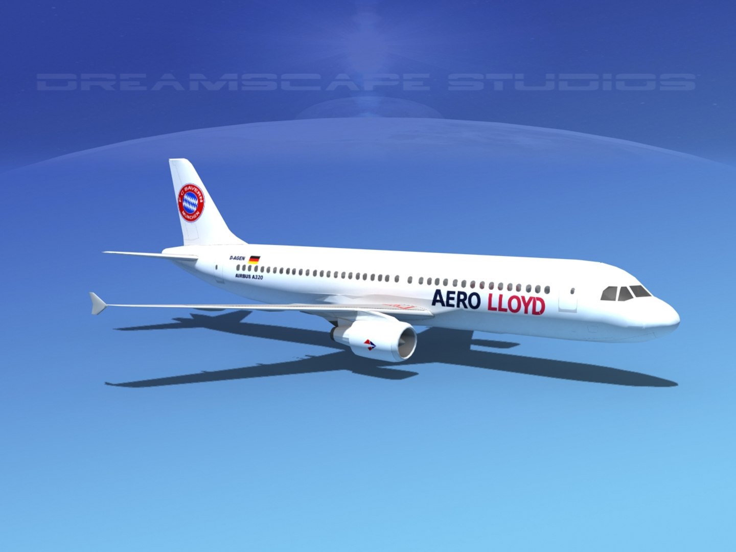 A320 Airbus 3d Model