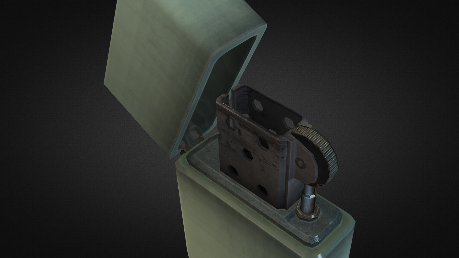 zippo lighter 3d model