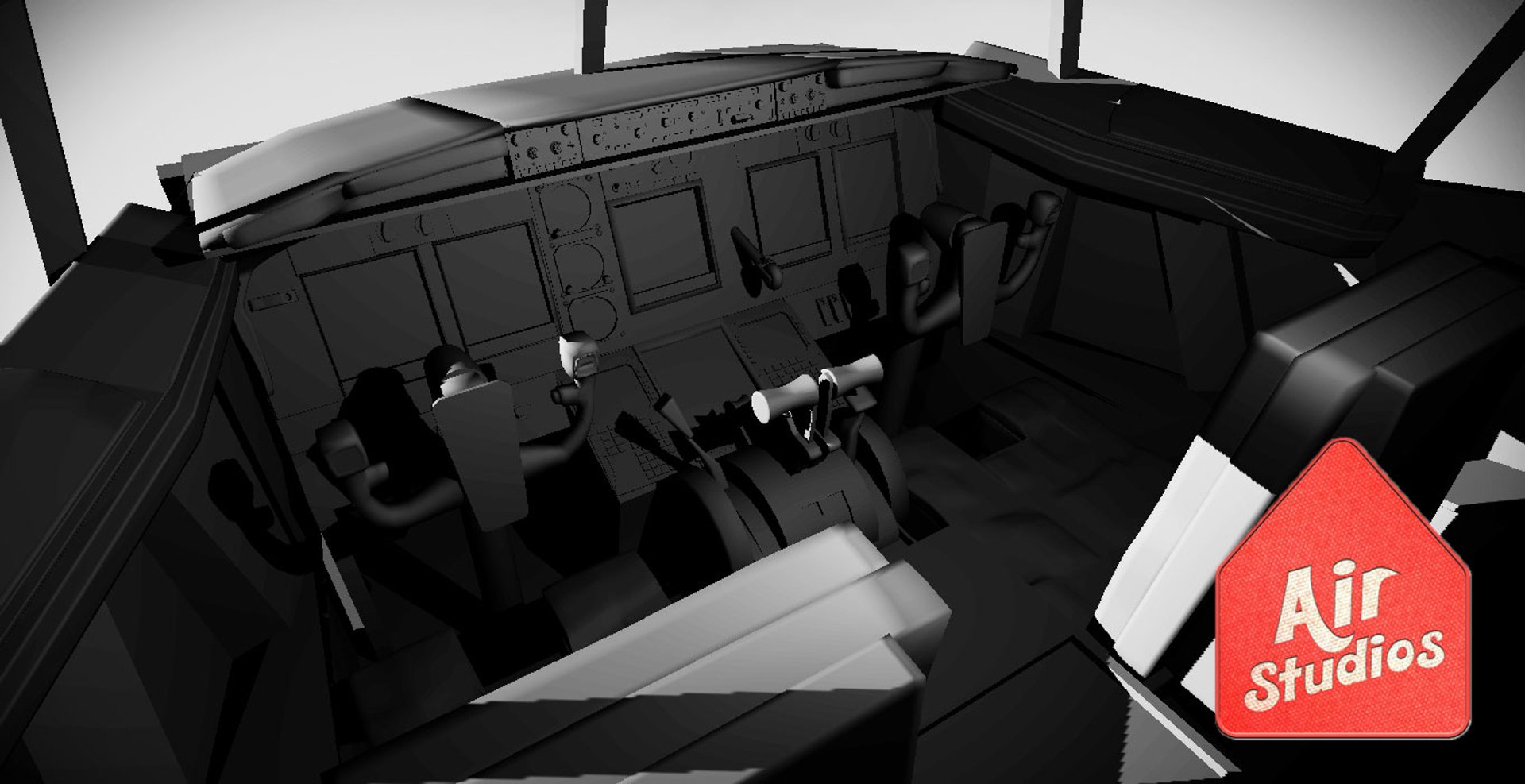 3d Commercial Jet Cockpit