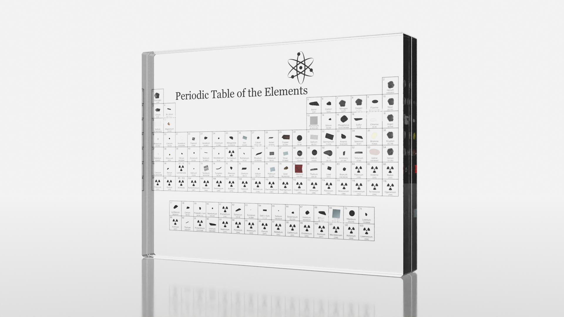 3D Model Table Of The Elements - TurboSquid 2197014