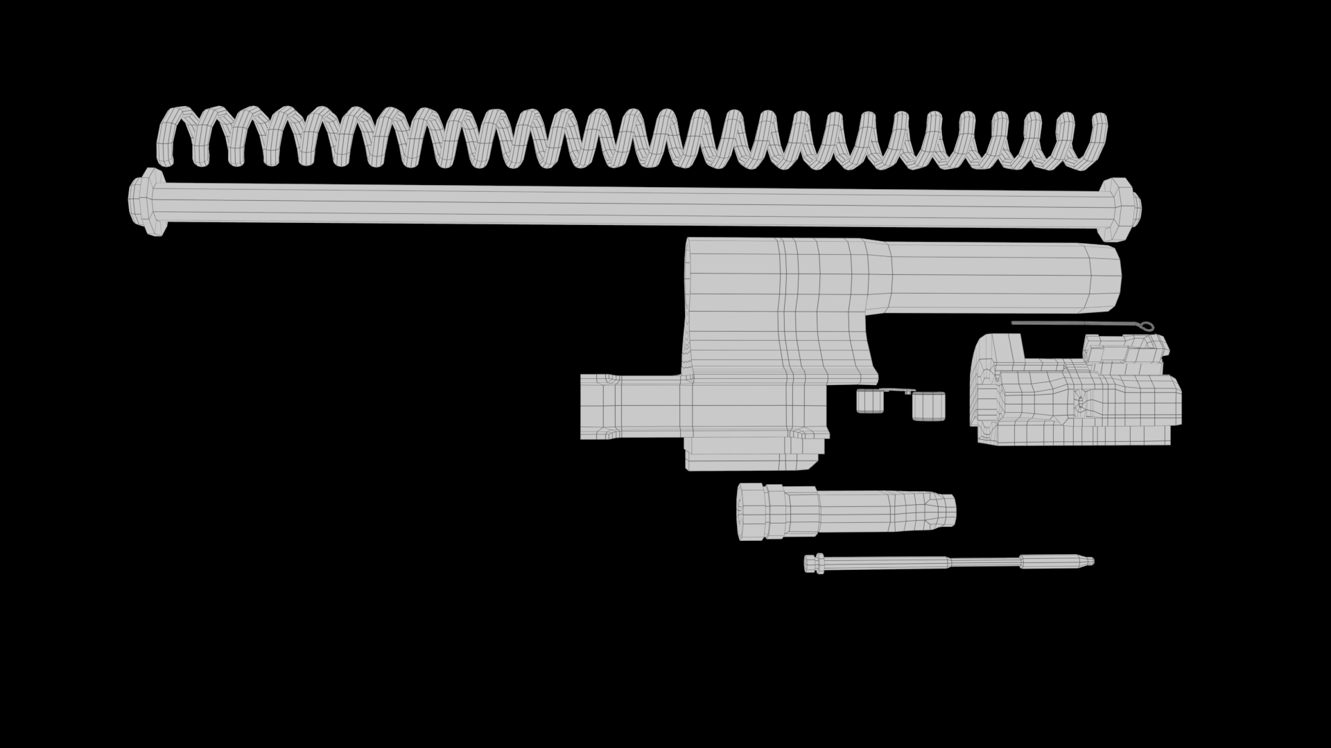 3D hk gun heckler koch model - TurboSquid 1372046