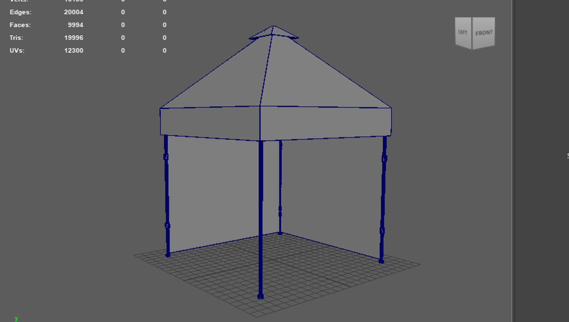 3D Display Tent 3D Model Model - TurboSquid 2400435