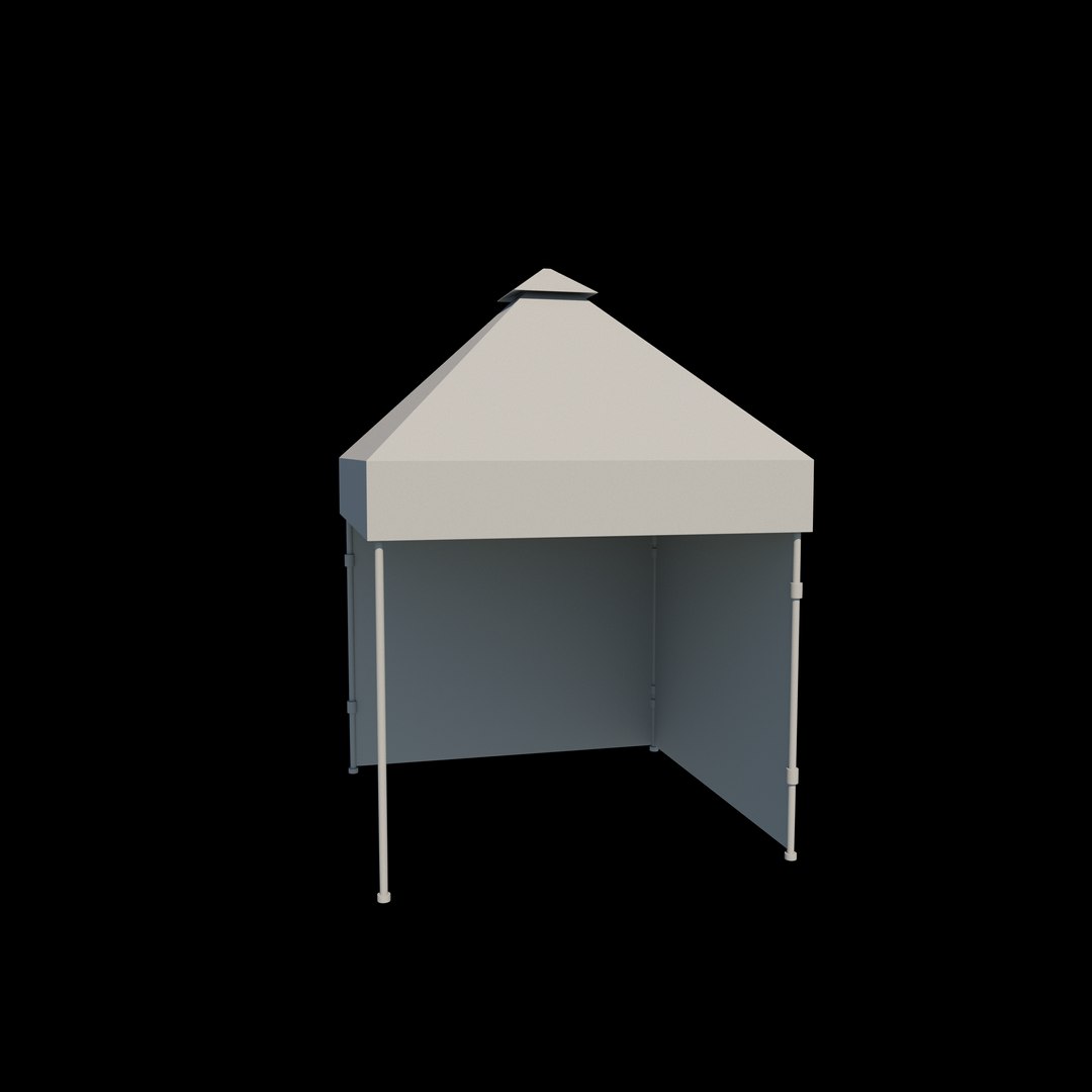 3D Display Tent 3D Model Model - TurboSquid 2400435